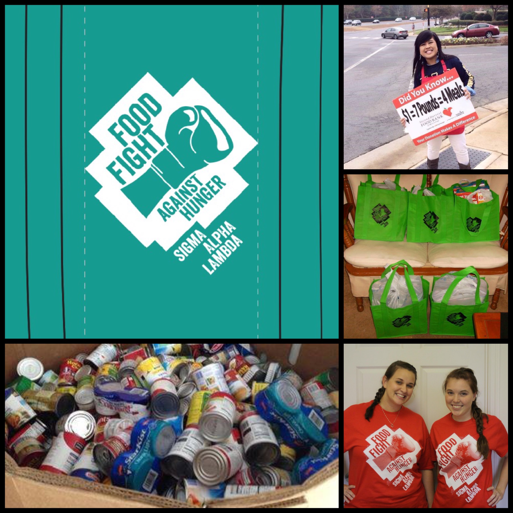 2017 Food Fight Against Hunger! - Sigma Alpha Lambda
