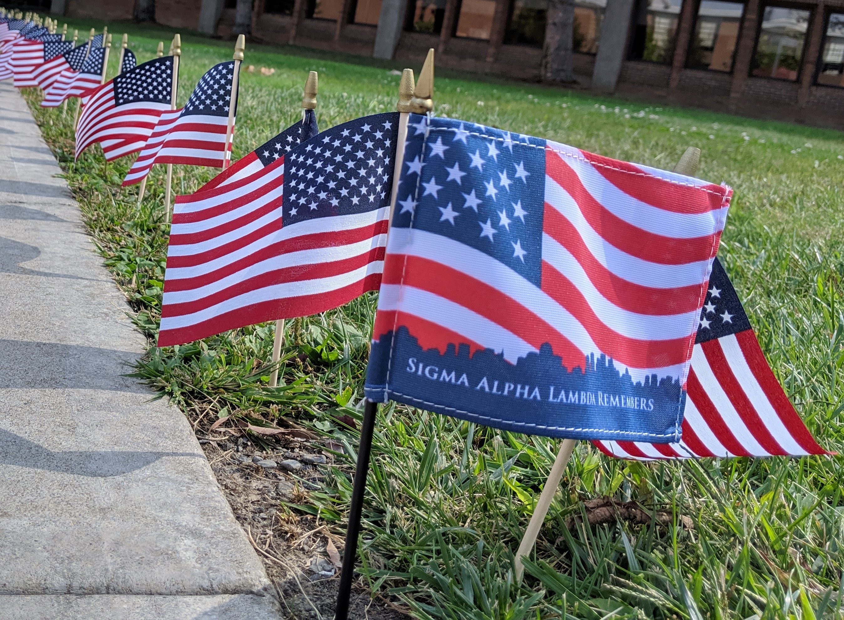 2019 9-11 Flag Memorial Event - Sigma Alpha Lambda